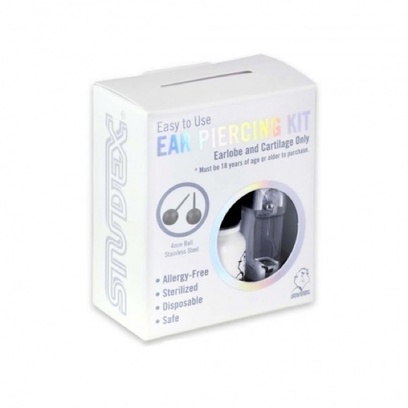 Studex | Other | Home Ear Piercing Kit 4mm Stainless Steel Ball ...